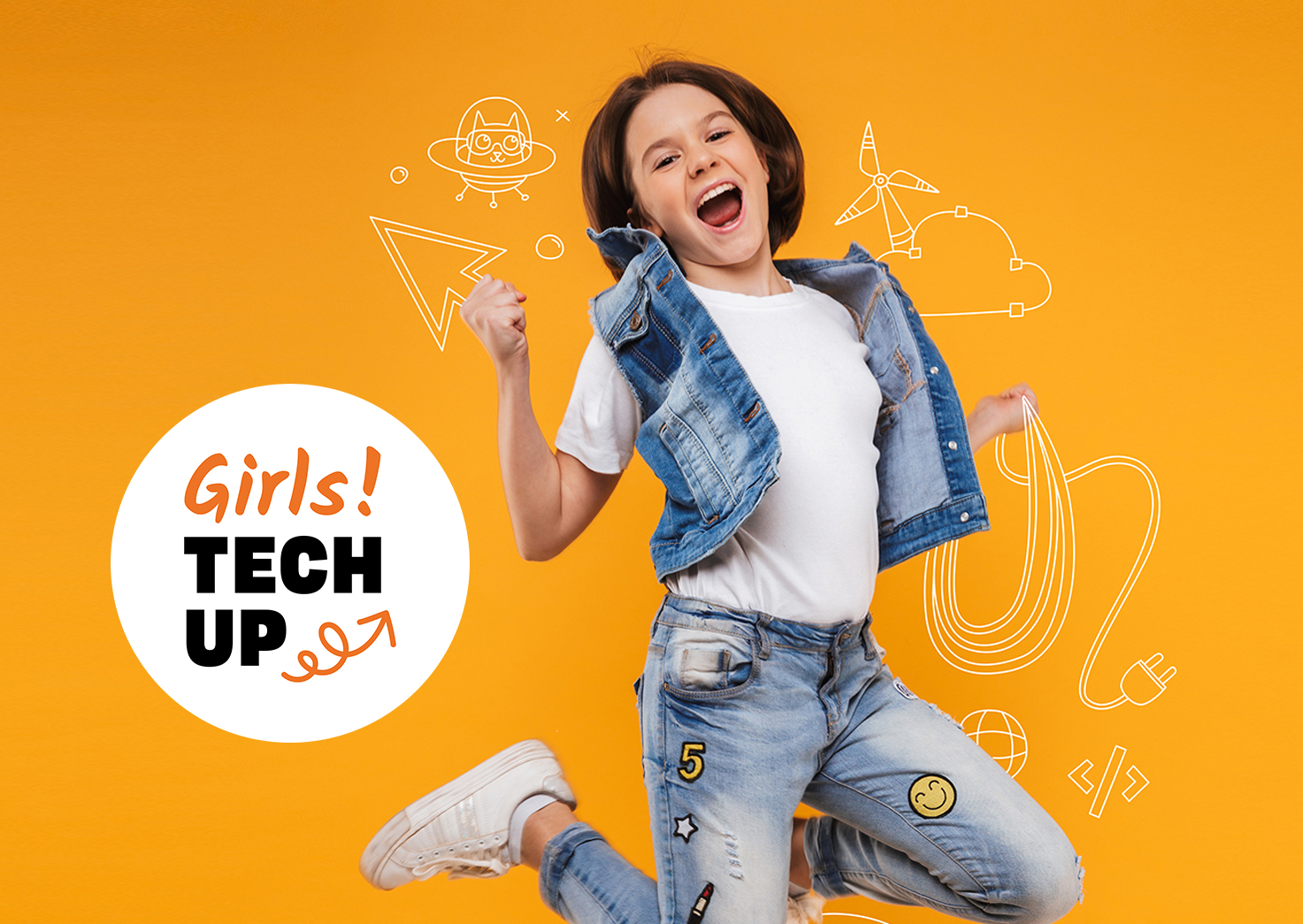 Girls! TECH UP | Grafik und Illustration - cardamom